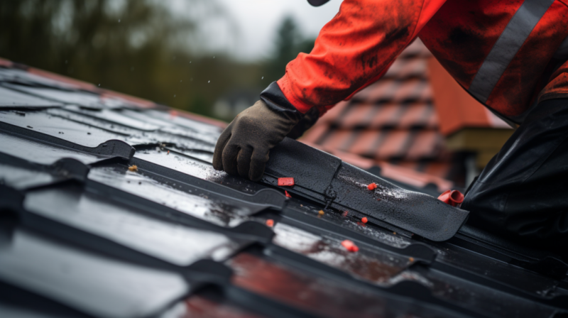 Installing a New Roof During Rain - San Diego County Roofing